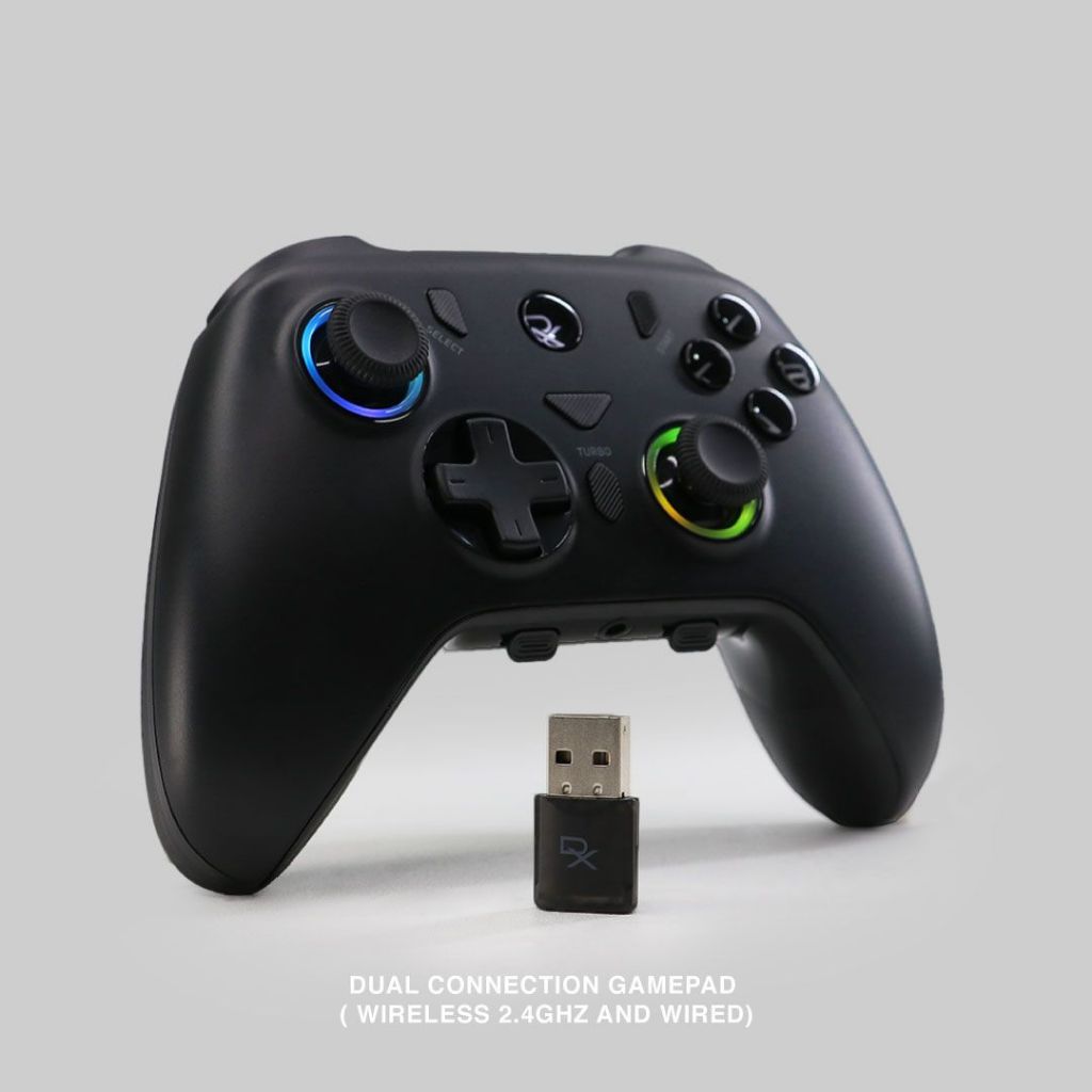 Jual Gamepad REXUS DAXA Cygnus DX-AX7 Dual Connection (Wireless+Wired ...