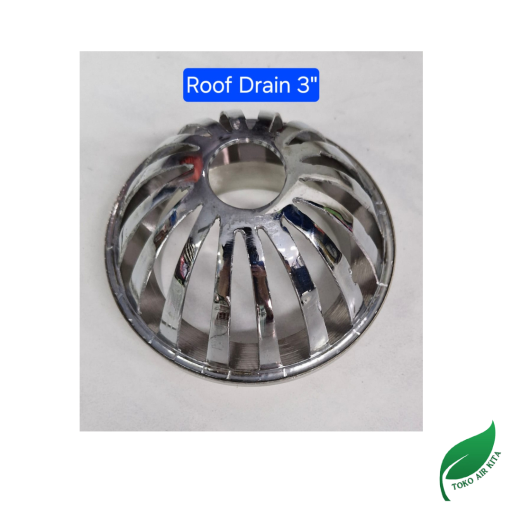 Jual Roof drain Stainless Steel / Saringan talang 3" inch / saringan ...
