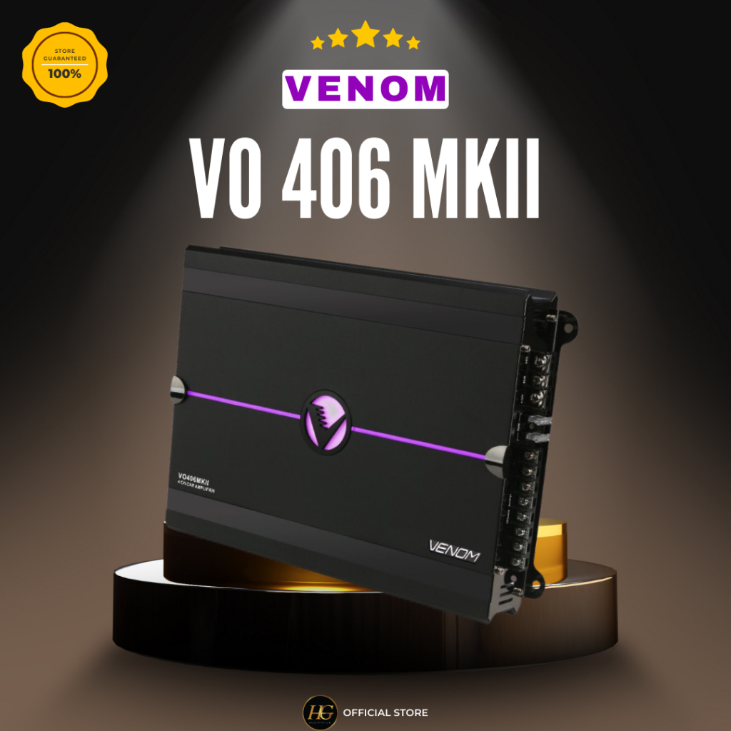 Jual Power 4channel Venom Diablo VO 406MK II | Shopee Indonesia