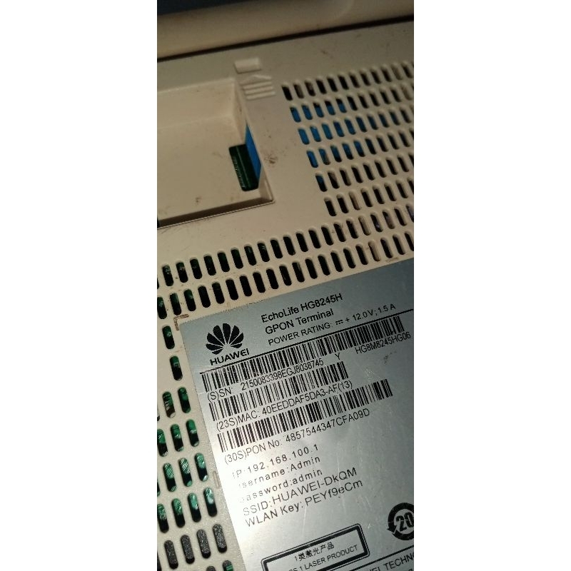 Jual echolife hg8245H huawei port biru | Shopee Indonesia