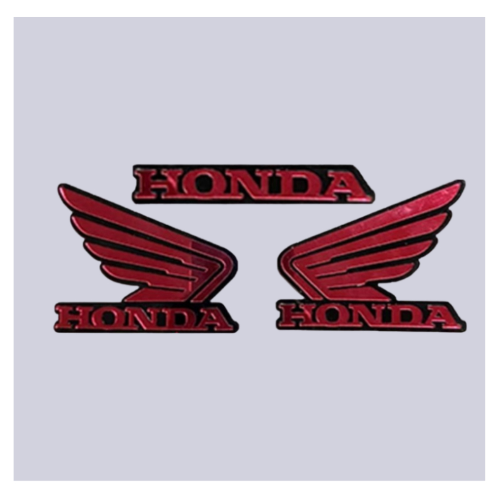 Jual Emblem 2pcs Motor Untuk Honda Dekorasi Motor Emblem LIST HITAM ...