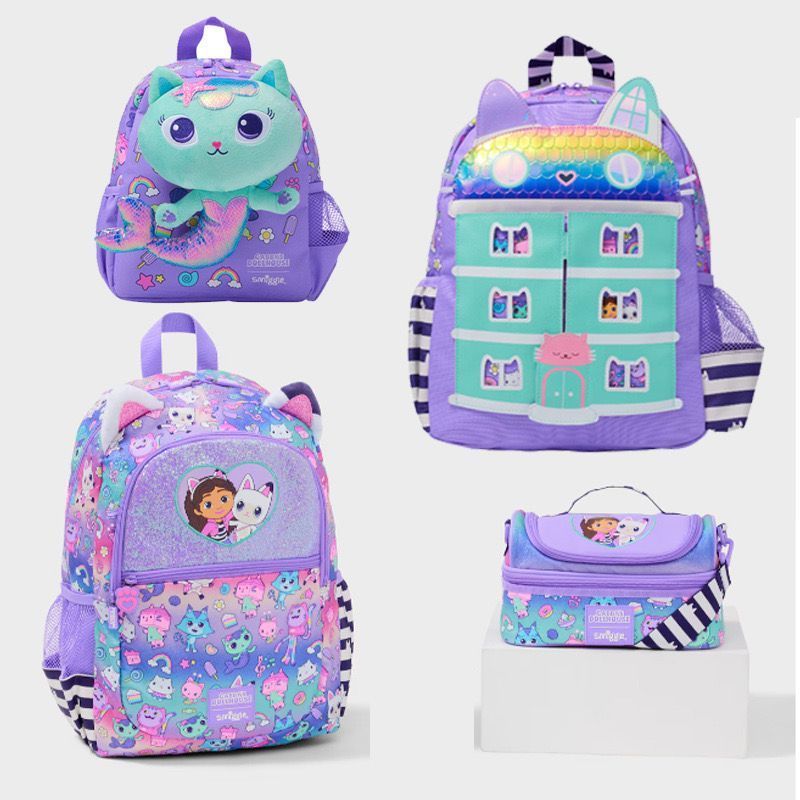 Jual Tas Smiggle Anak Perempuan Seri Gabby's Dollhouse Ransel Backpack ...