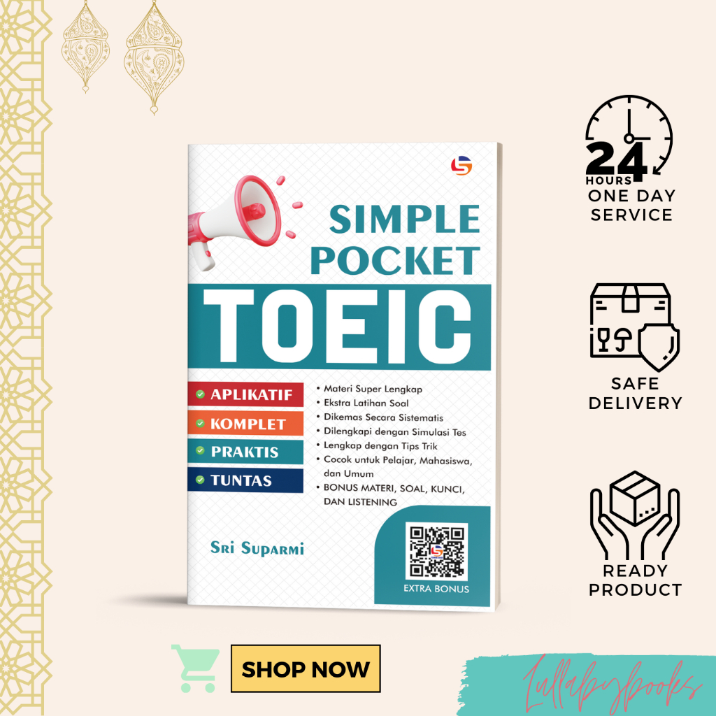 Jual Buku Belajar TOEIC SIMPLE POCKET TOEIC NEW | Shopee Indonesia