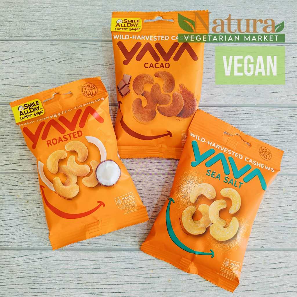 Jual Yava Cashew Nut 35g Kacang Mede Mete Vegetarian Vegan | Shopee ...