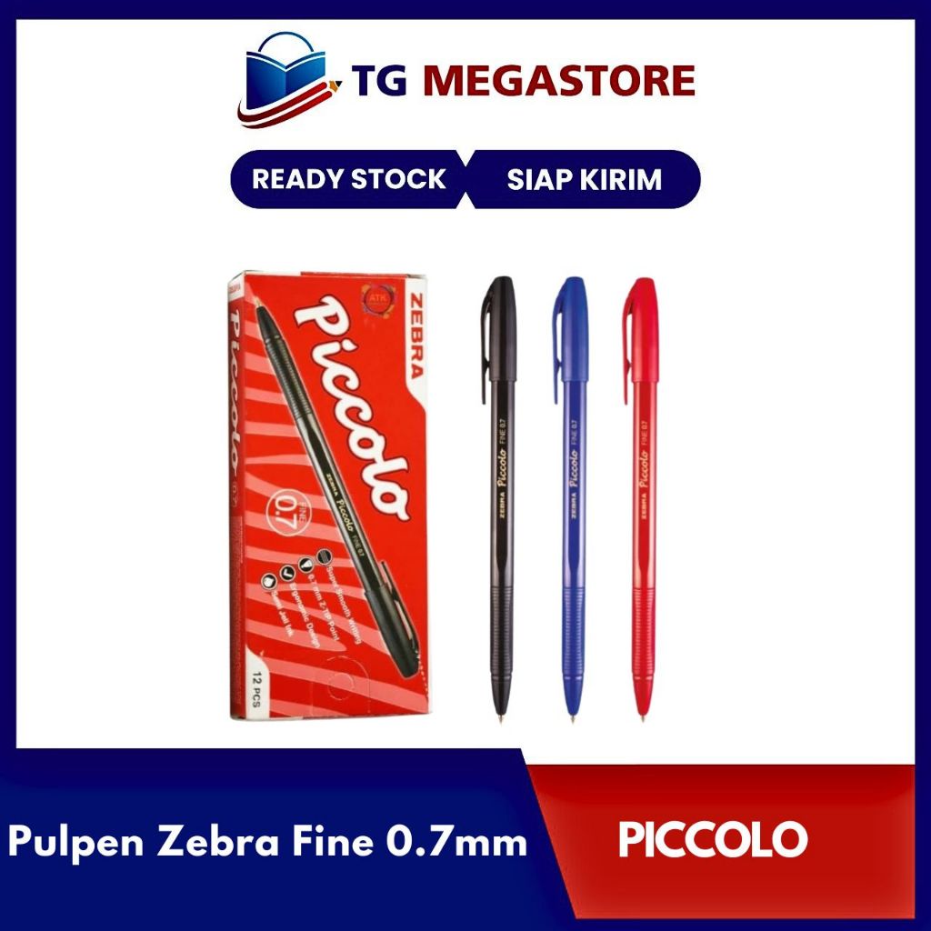 Jual Pulpen Piccolo Zebra Fine 0.7mm | Shopee Indonesia