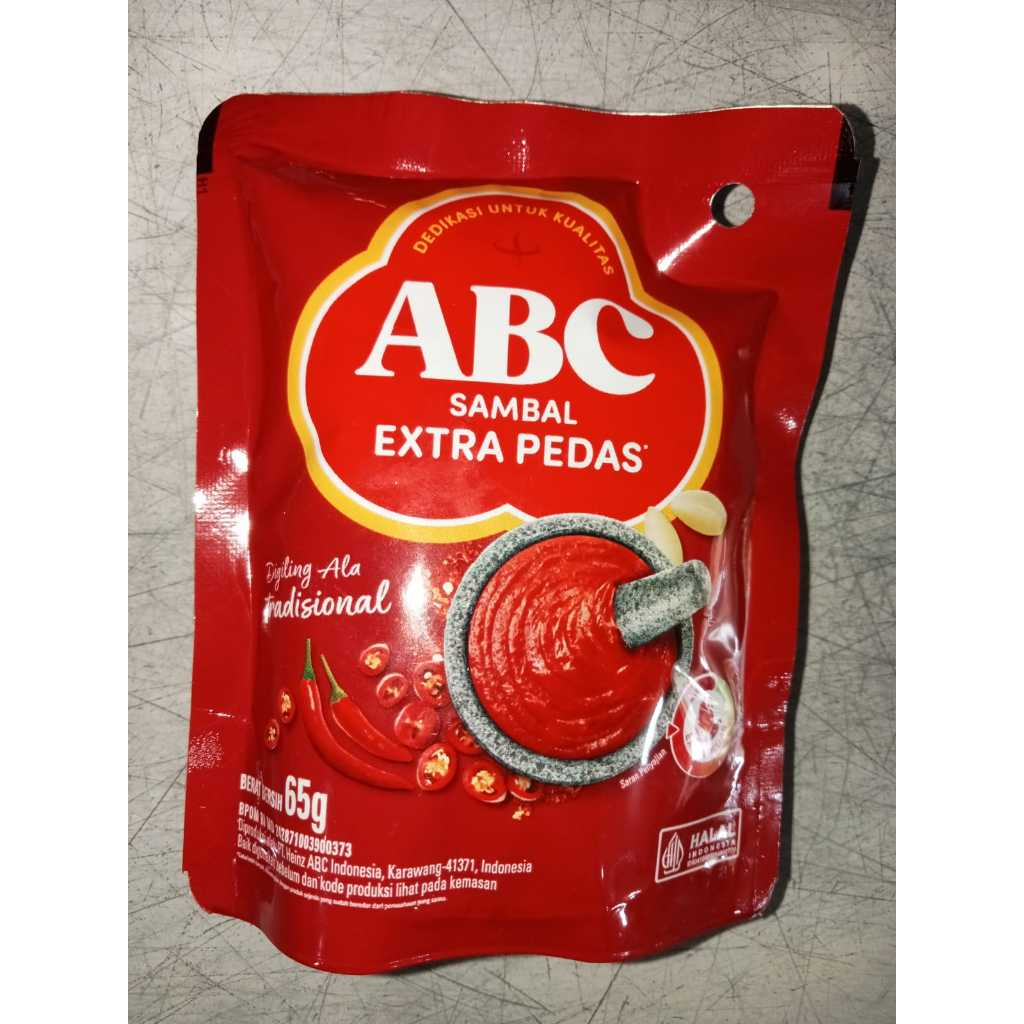 Jual ABC SAMBAL EXTRA PEDAS KEMASAN 65g | Shopee Indonesia