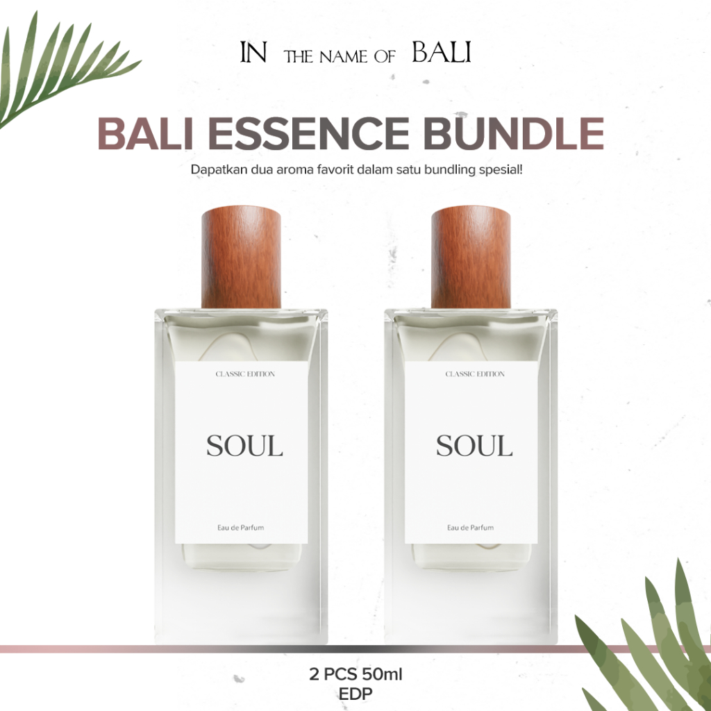 Jual In The Name Of Bali 50ML EDP Bundle Parfum Soul 2 pcs | Shopee ...