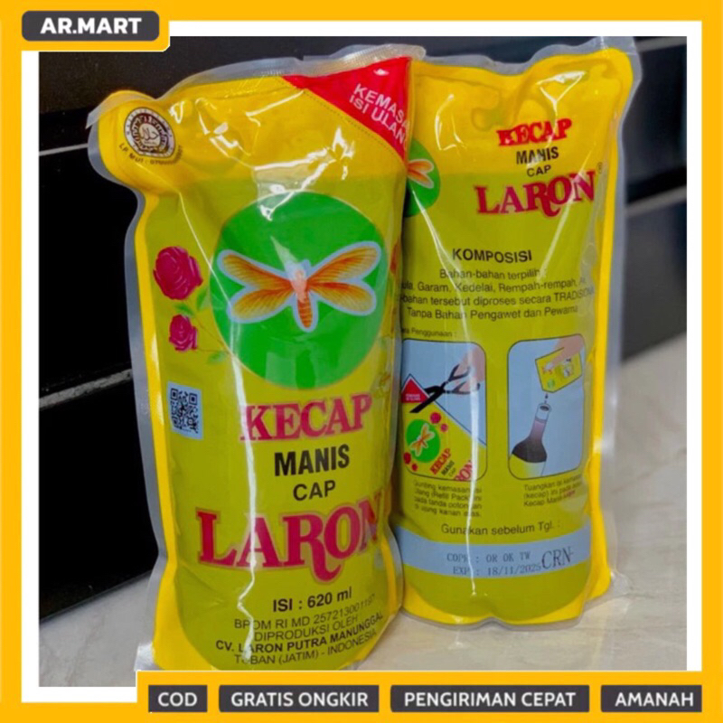 Jual Kecap Laron Tuban Refill Besar 620ml | Shopee Indonesia