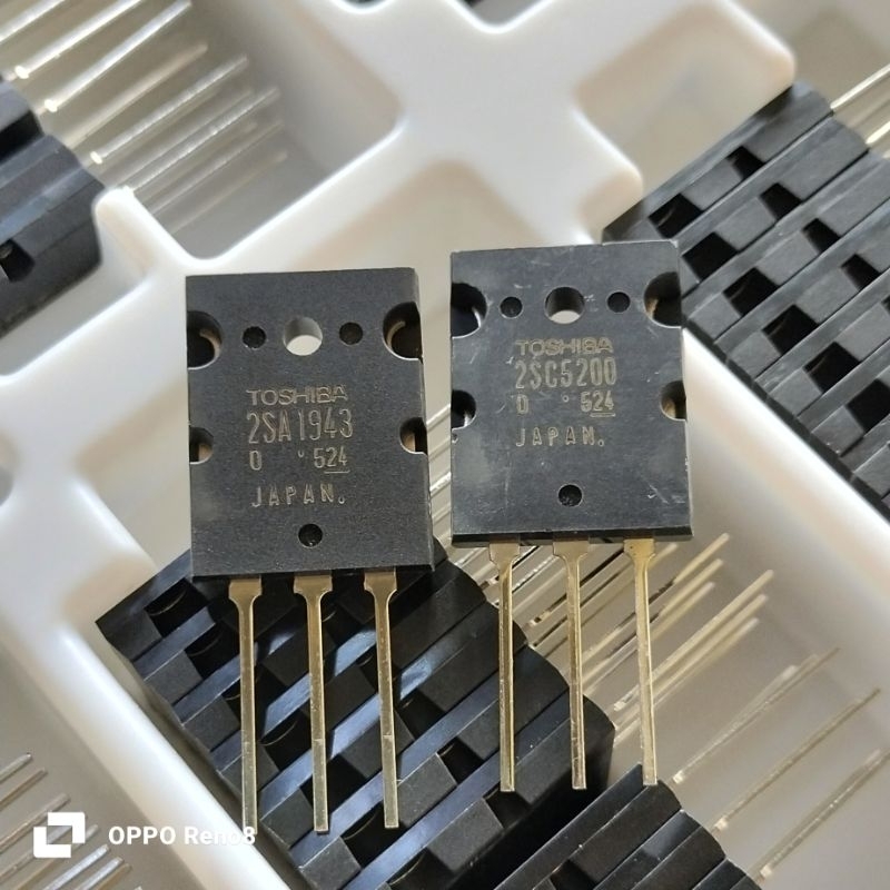 Jual Transistor Final Toshiba A 1943 C 5200 seri 524 original asembly japan | Shopee Indonesia