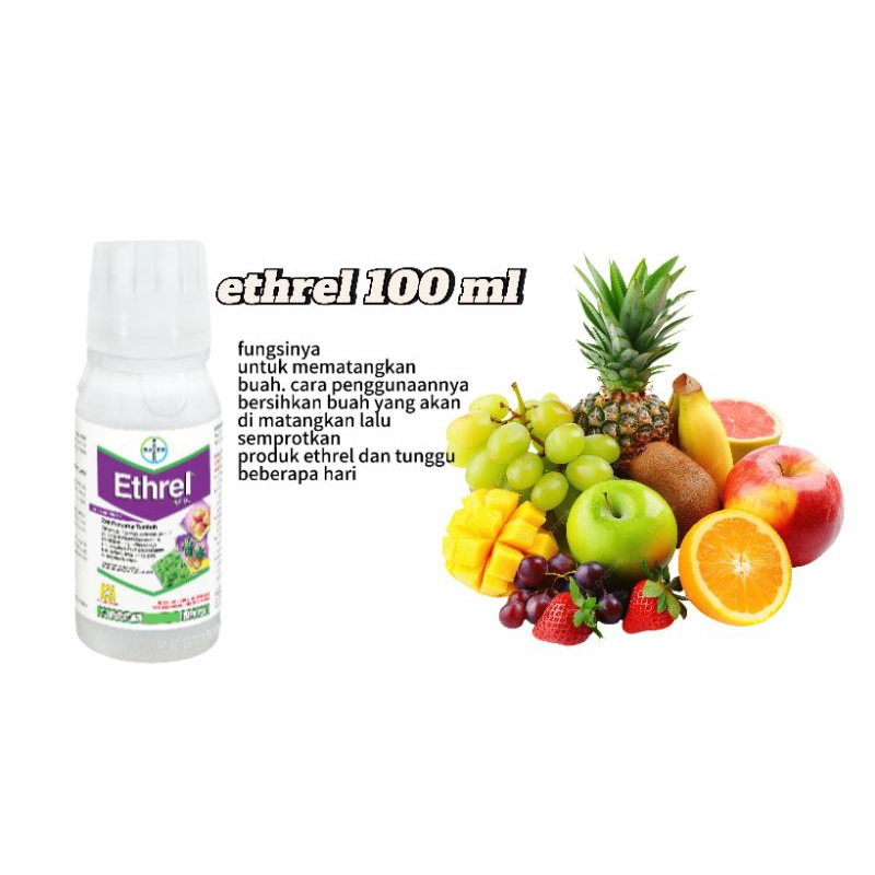 Jual ETHREL 480 SL 100 ML ZPT pematang buah naga pisang pepaya (karbit ...