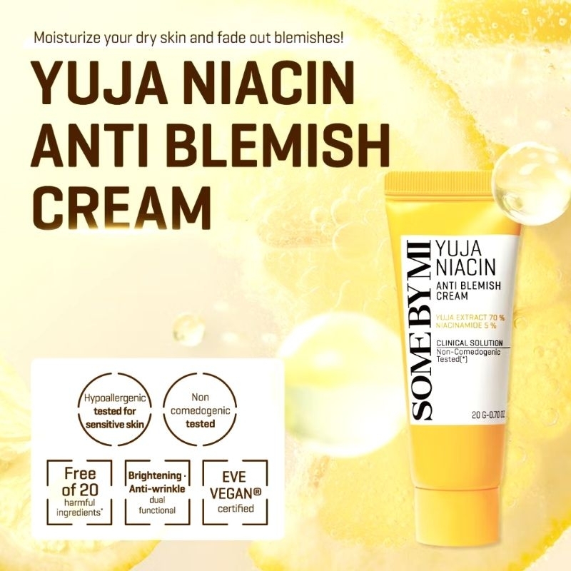 Jual SOME BY MI Yuja Niacin Anti Blemish Cream 20g | Shopee Indonesia