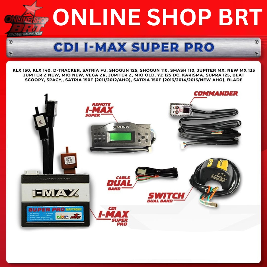 Jual PAKET CDI I MAX IMAX SUPER PRO BRT Semua Motor KLX SATRIA FU ...