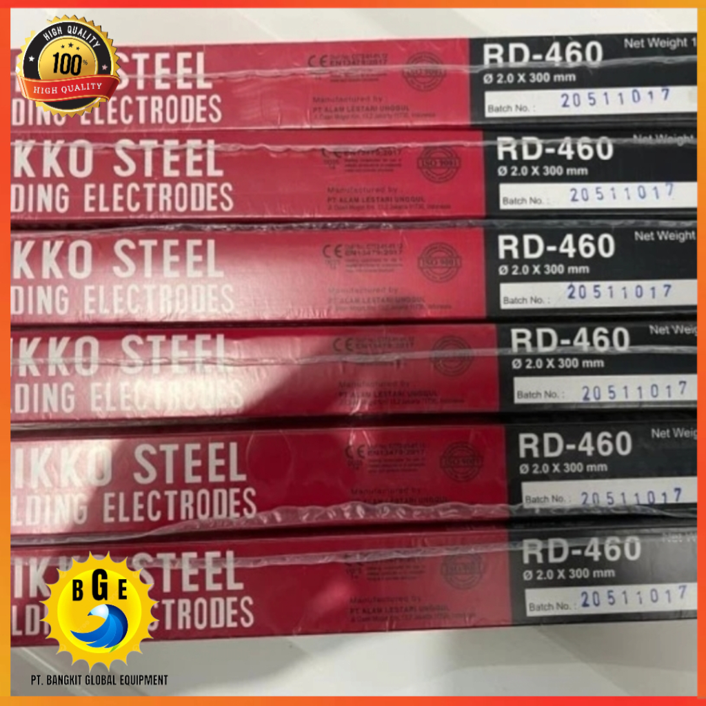 Jual AWAT LAS LISTRIK RD 260 2.6MM 3.2MM 4.0MM (1KG) KAWAT LAS BESI NIKKO STEEL TERMURAH ...