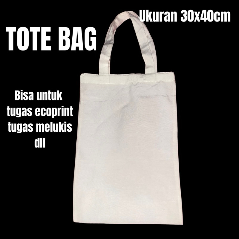 Jual Tote Bag Blacu, Tas Ecoprint, Tas Melukis Ukuran 30x40cm | Shopee ...