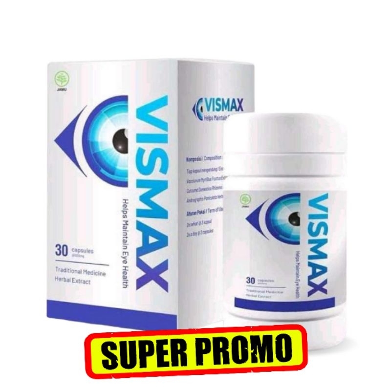 Jual Vismax Original Herbal Obat Mata Minus Palu dan Ptrygium | Shopee ...