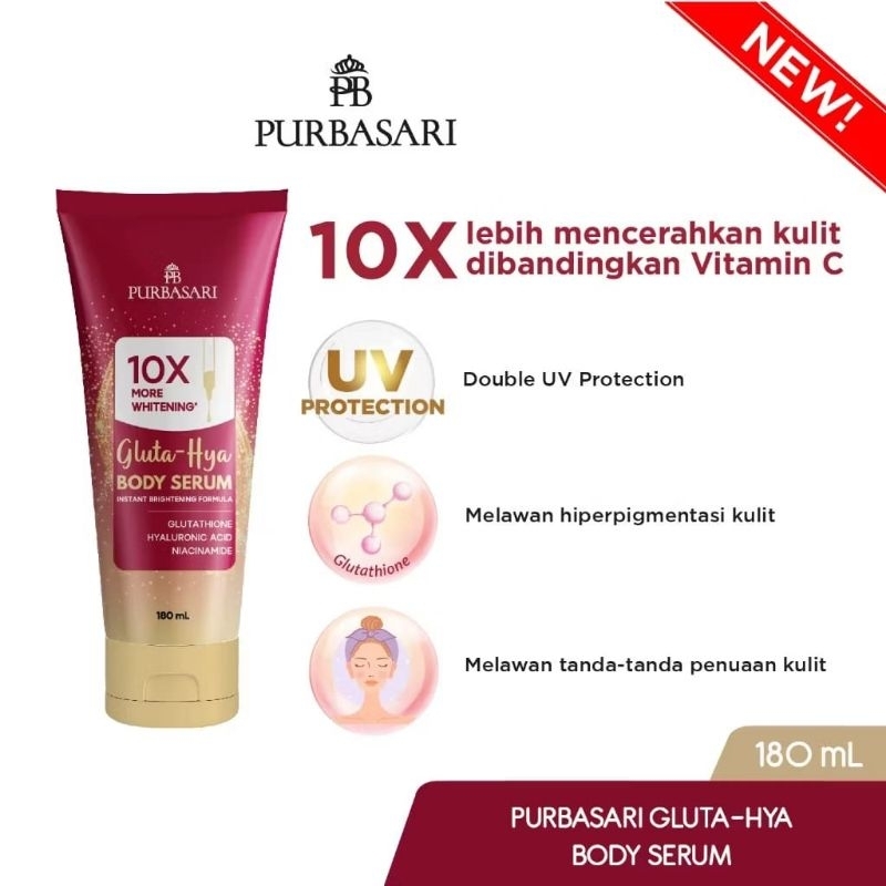 Jual [ IRA ] Purbasari Gluta Hya 180ml | Hand and Body Lotion Glutahya ...