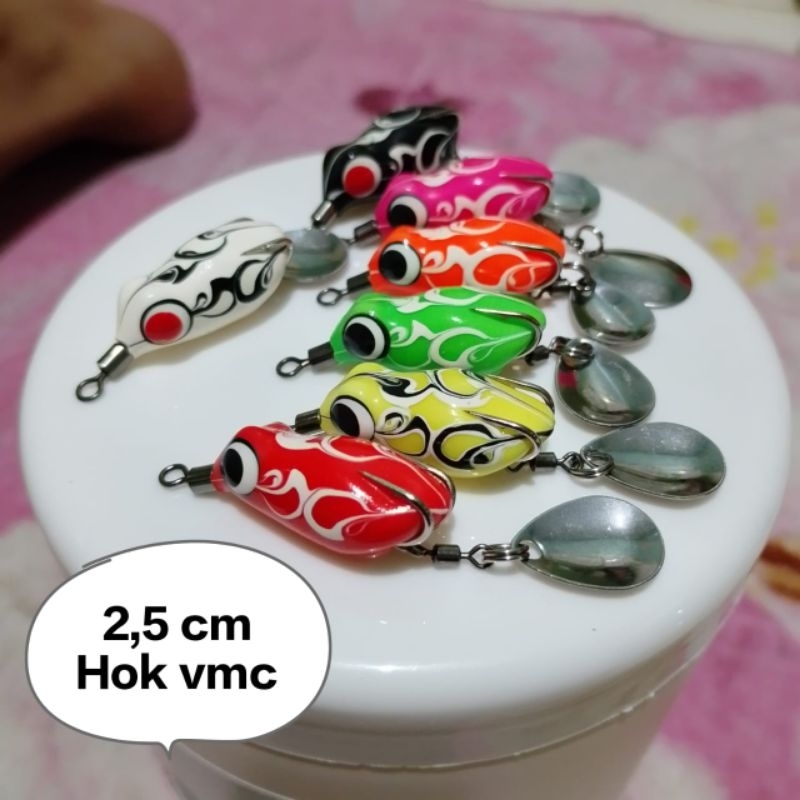 Jual sofrog ramping 2,5 cm hok vmc crom mengkilap permanen | Shopee ...