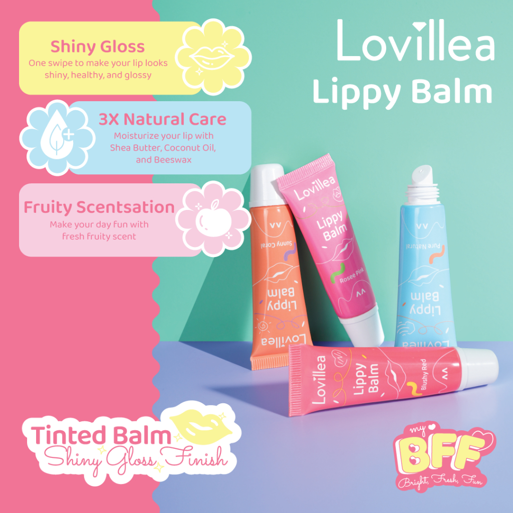 Jual LOVILLEA Lippy Balm 10g | Lip Balm | Shopee Indonesia