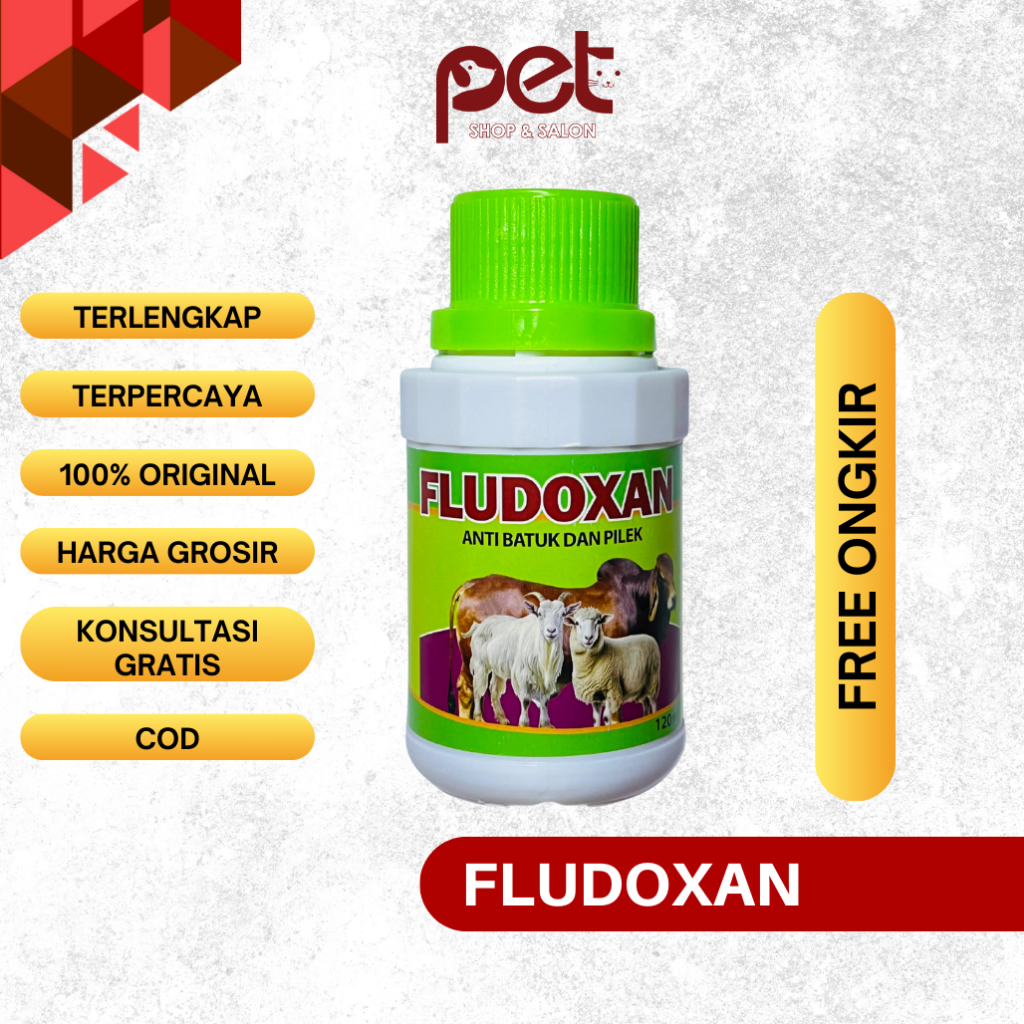 Jual Fludoxan 120ml - Obat Batuk Kambing Sapi - Obat Pilek Hewan Ternak ...