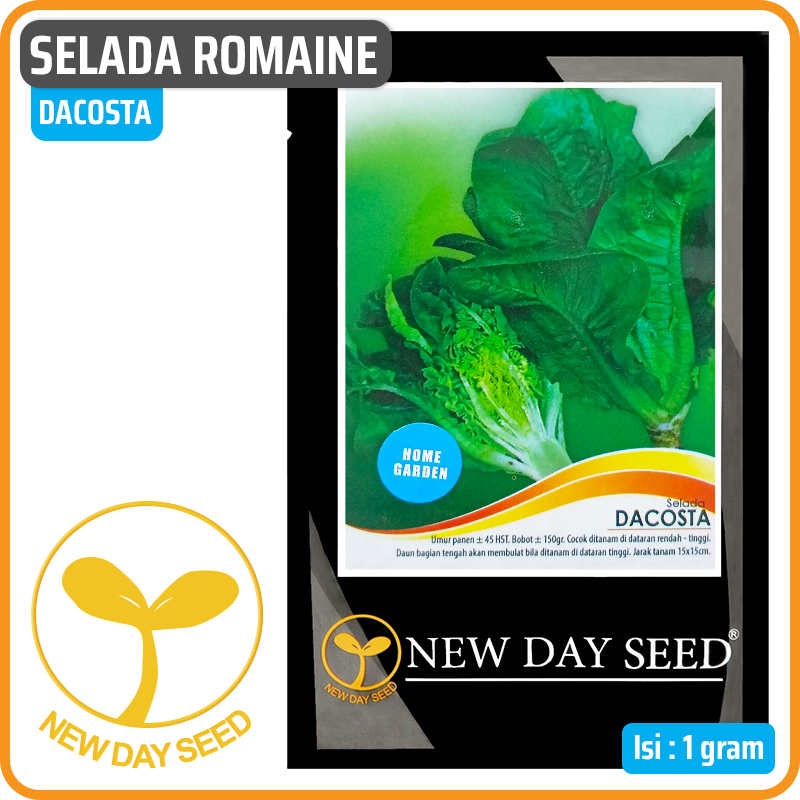 Jual Benih Dacosta - Selada Mini Romaine / Lettuce ( New Day Seed ...