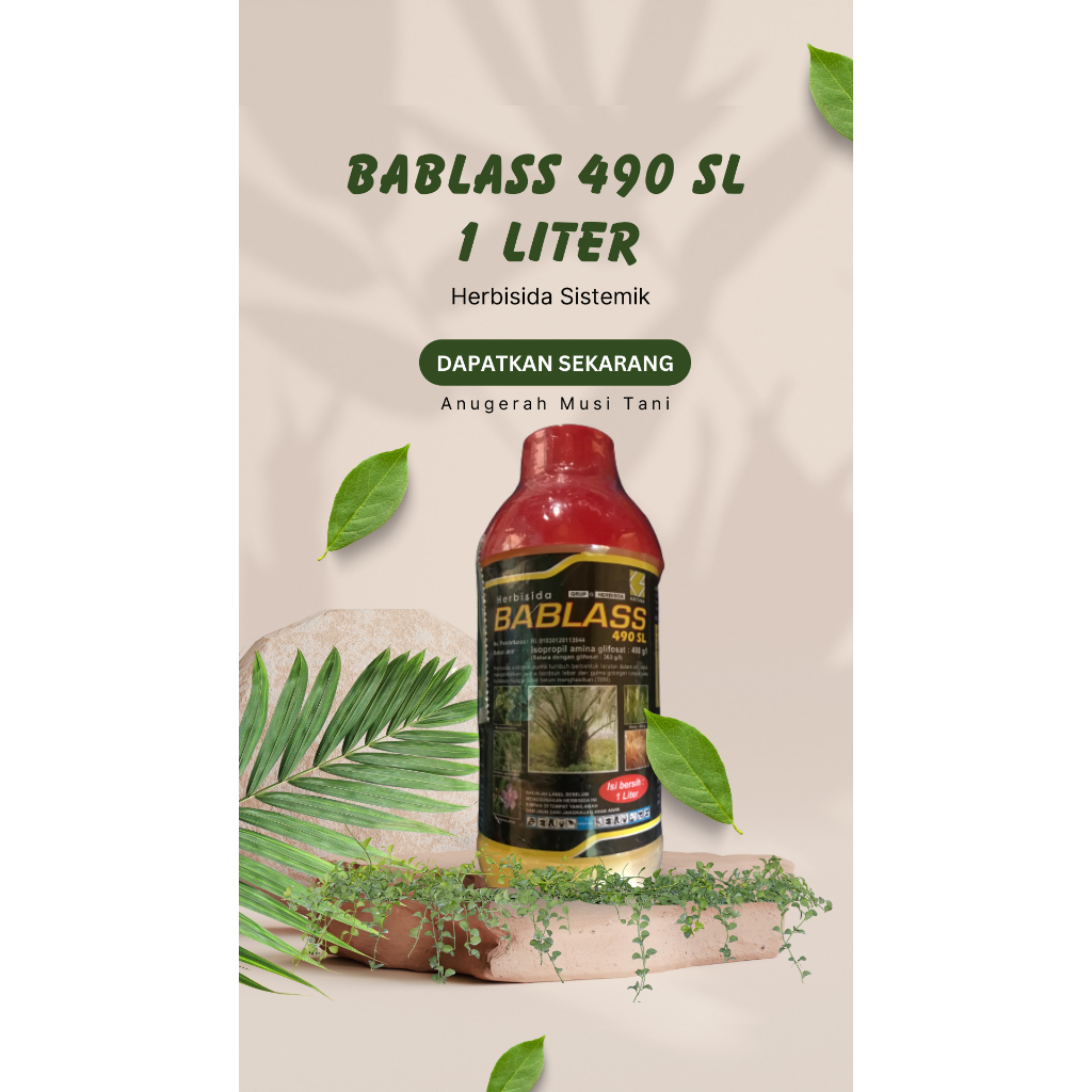 Jual Bablass 490 SL (1 liter) + Metsul 24 WP - Herbisida | Shopee Indonesia
