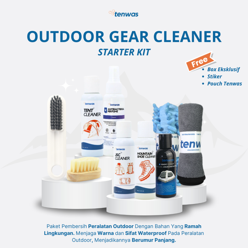 Jual Tenwas Outdoor Cleaner Starter Kit | Paket Pembersih Peralatan ...