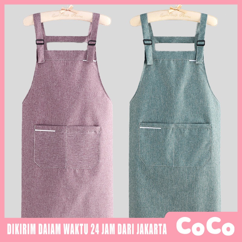 Jual Celemek Masak Apron Masak Barista Waiters Appron Chef Celemek ...