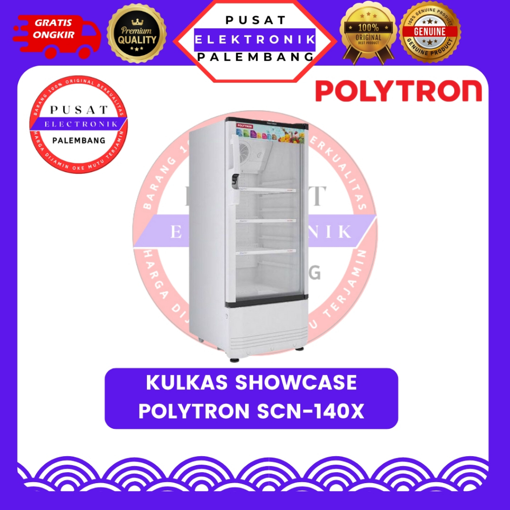 Jual KULKAS SHOWCASE POLYTRON SCN-140X KULKAS SHOWCASE PALEMBANG ...