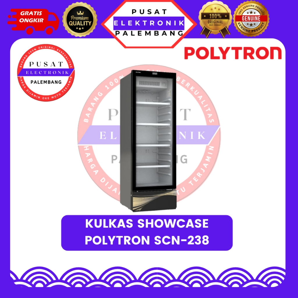Jual KULKAS SHOWCASE POLYTRON SCN-238 KULKAS SHOWCASE PALEMBANG ...