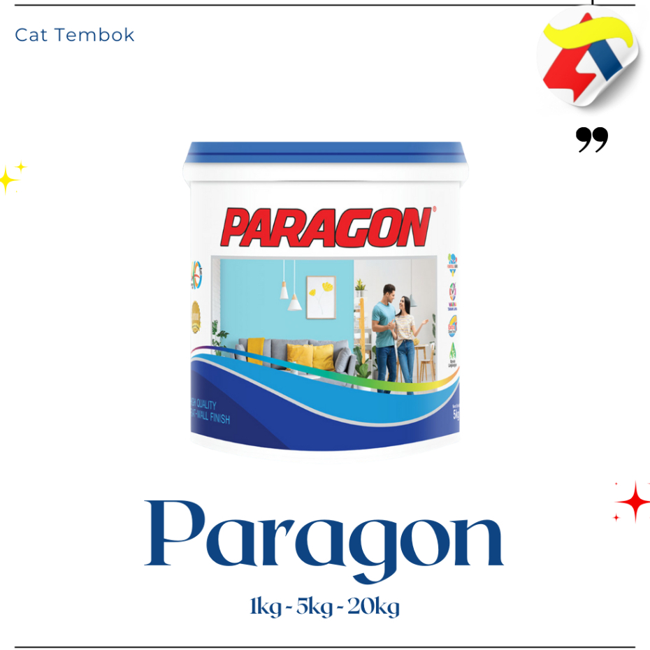 Jual CAT PARAGON 1KG 5KG - CAT TEMBOK CAT DASAR | Shopee Indonesia