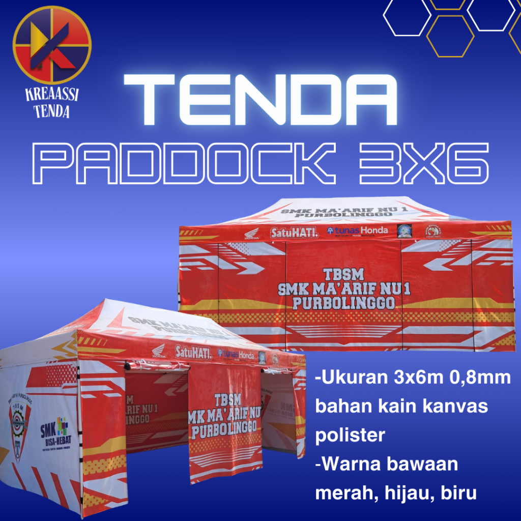 Jual TENDA LIPAT 3X6 STANDAR CUSTOM DESIGN PROMOSI BERKUALITAS | Shopee Indonesia