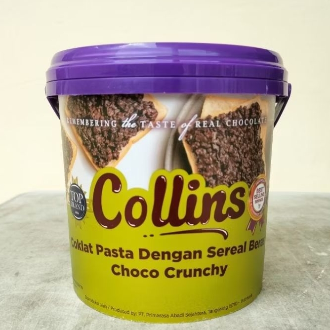 Jual Selai Choco Crunchy Collins 1kg | Shopee Indonesia