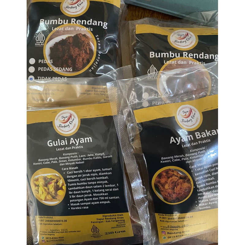 Jual Bumbu Masak Rendang / Gulai / Bumbu dasar | Shopee Indonesia