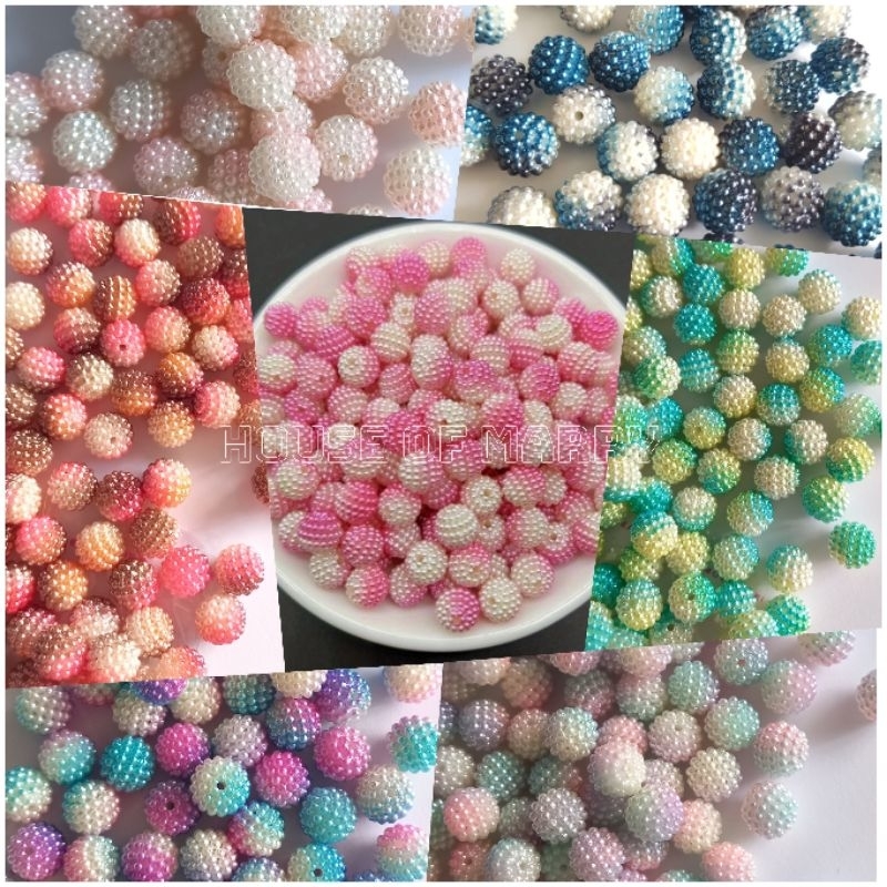 Jual MUTIARA/MANIK BERRY GRADIASI 12 MM (JUAL PER 20 PCS) | Shopee ...