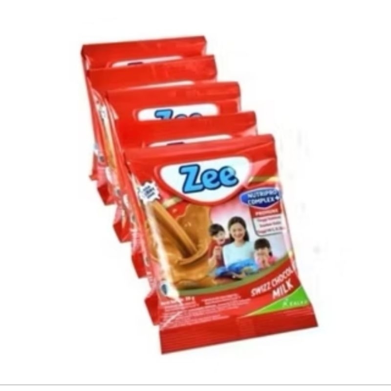 Jual Zee Susu Rasa Cokelat 1 renceng isi 10 sachet @40g | Shopee Indonesia