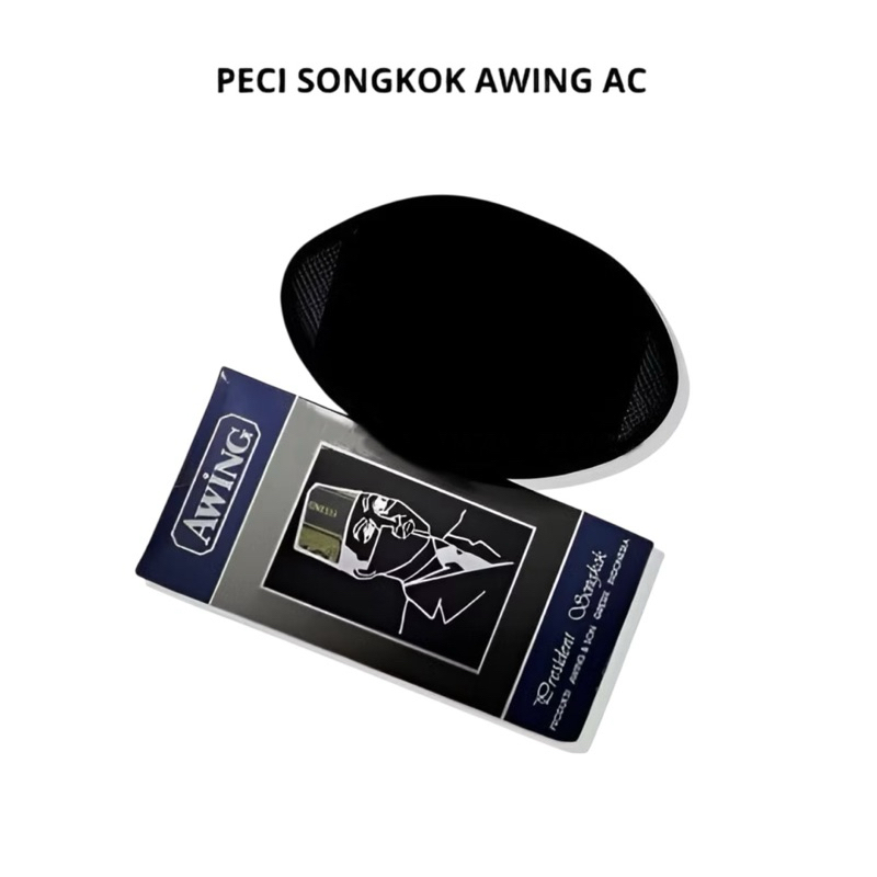 Jual Peci Awing Songkok Hitam Awing AC Awing Original | Shopee Indonesia