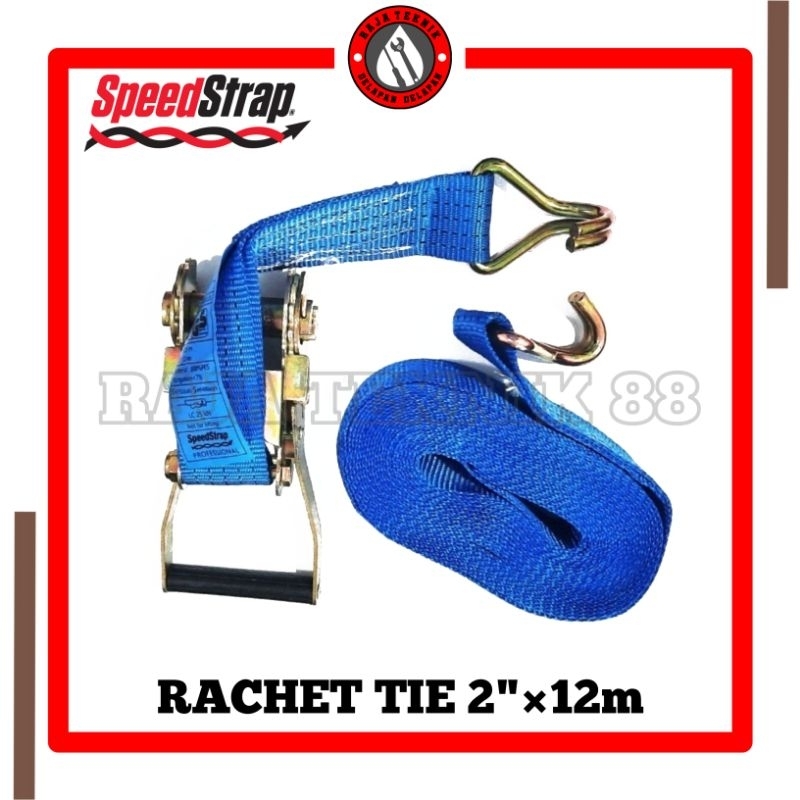 Jual Ratchet Tie Down 12m SpeedStrap / Cargo Belt / Tali Pengikat ...