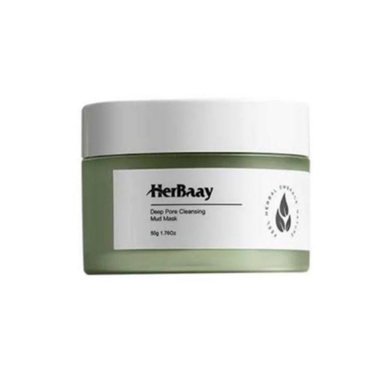 Jual HerBaay deep pore cleansing mud mask 50g | Shopee Indonesia