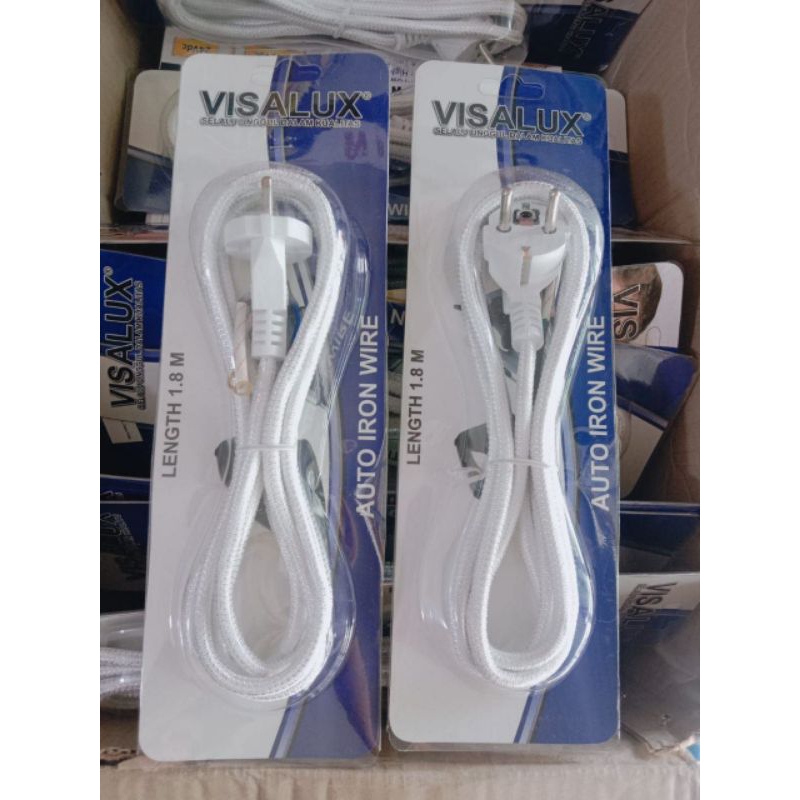 Jual KABEL SETRIKA VISALUX ARDE 1,8M COLOK LURUS DAN SAMPING | Shopee ...