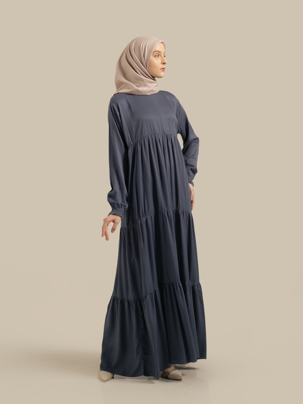Jual Luma Dawa Alanza Dress - Polos - / Pilih Warna / Abaya Umroh Haji Dress Busui Dress Rayon ...