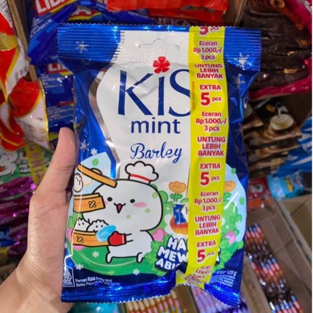 Jual Permen Kis kiss Cherry Barley Mint Apple Peach | Shopee Indonesia
