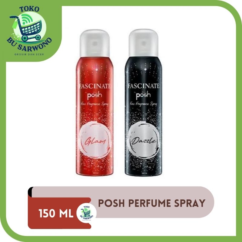 Jual Posh Fascinate Body Spray 150 ML | Parfum Spray | Shopee Indonesia