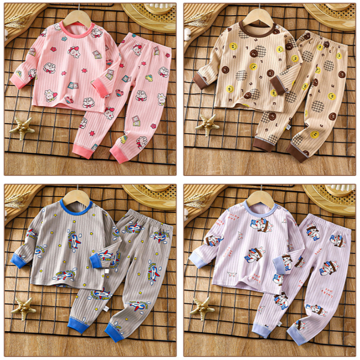 Jual MIBABY PIYAMA TIDUR ANAK COWOK CEWEK/BAJU TIDUR ANAK PEREMPUAN/SETELAN BAJU PANJANG DAN ...