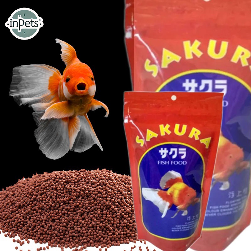 Jual pelet ikan SAKURA makanan pakan pelet ikan hias mas koki koi ...