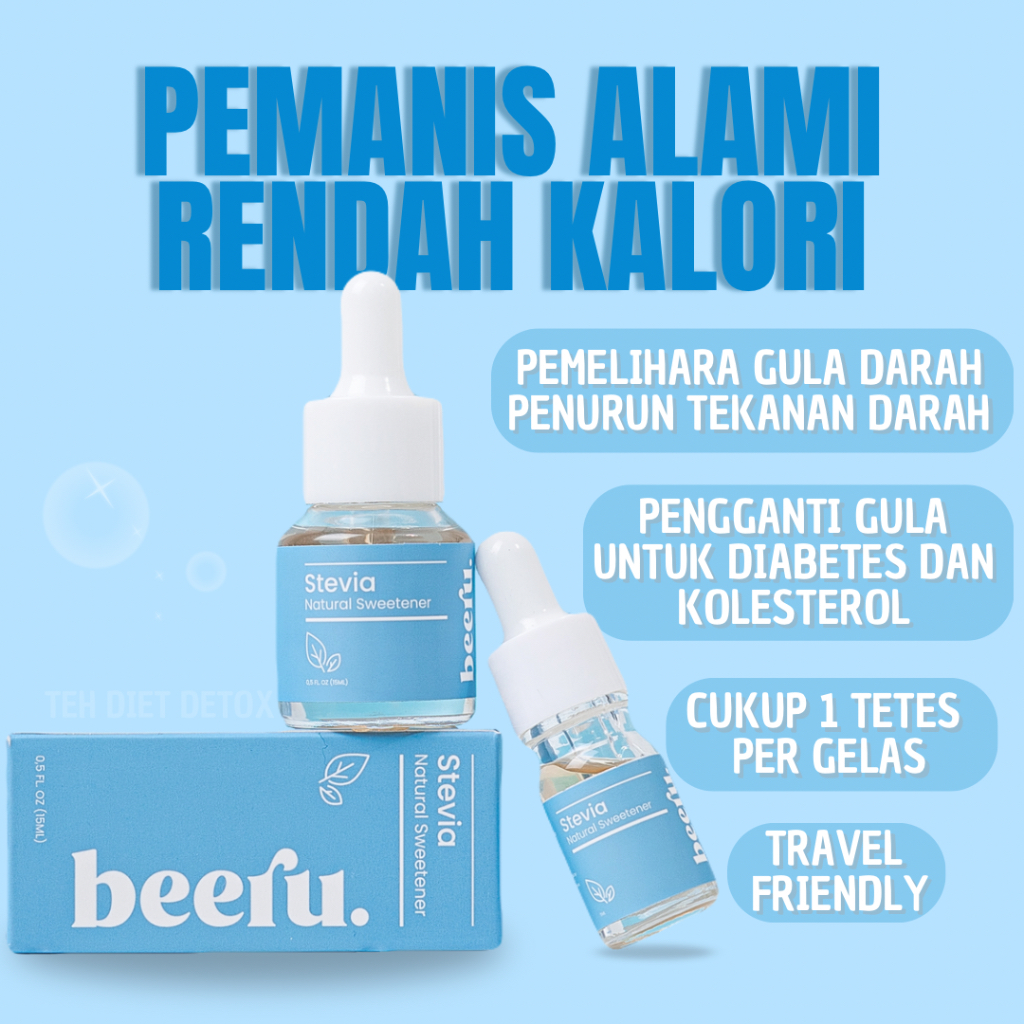 Jual Beeru Stevia Natural Sweetener Pemanis Alami Pengganti Gula ...