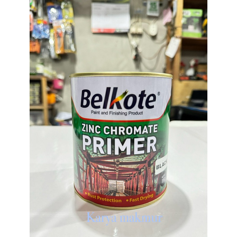 Jual Belkote Zinc Chromate - 1 Kg (Cat Dasar Besi / Cat Meni Besi / Cat ...