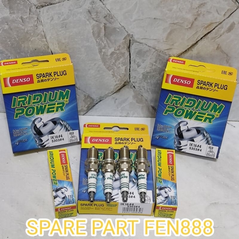Jual Busi Iridium Spark Plug Denso Kia Picanto Sportage Sohc Visto IK16 ...