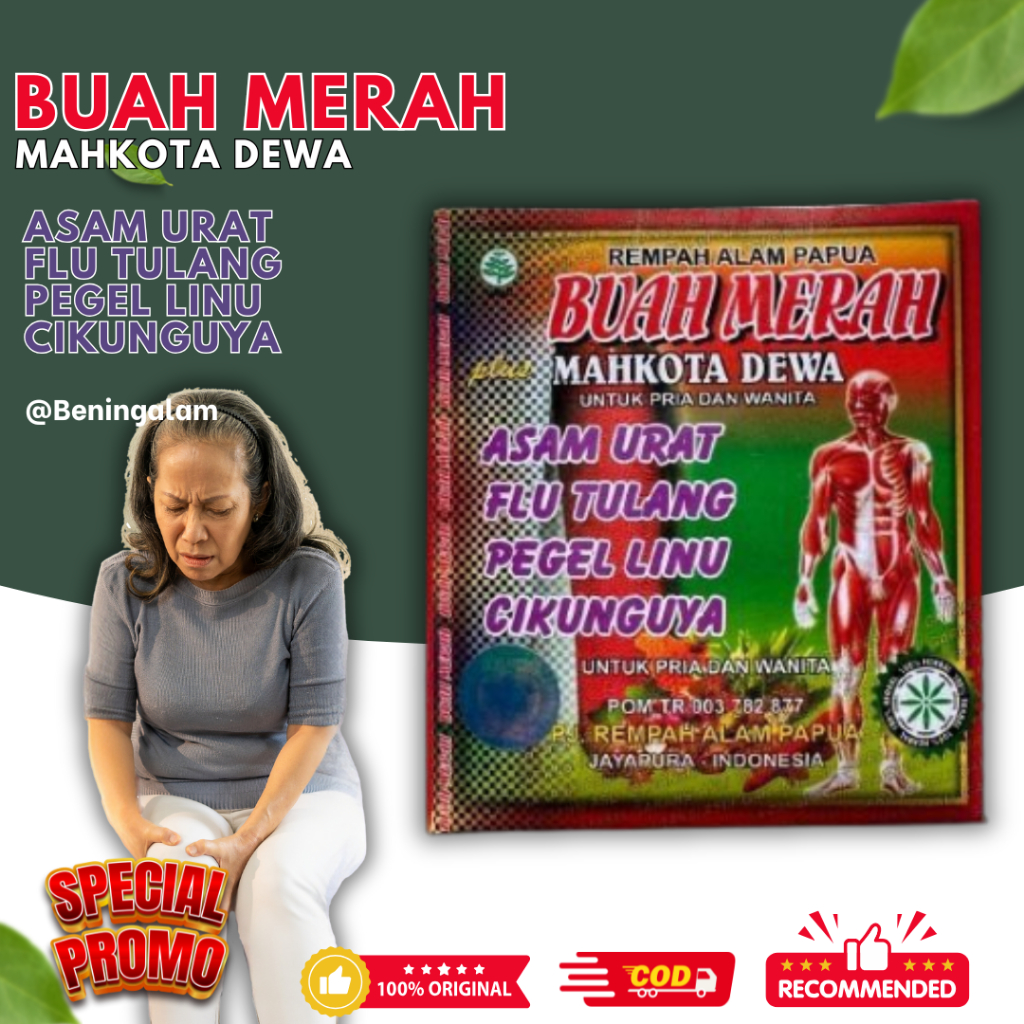 Jual Buah Merah Mahkota Dewa Original 15 Sachet | Shopee Indonesia