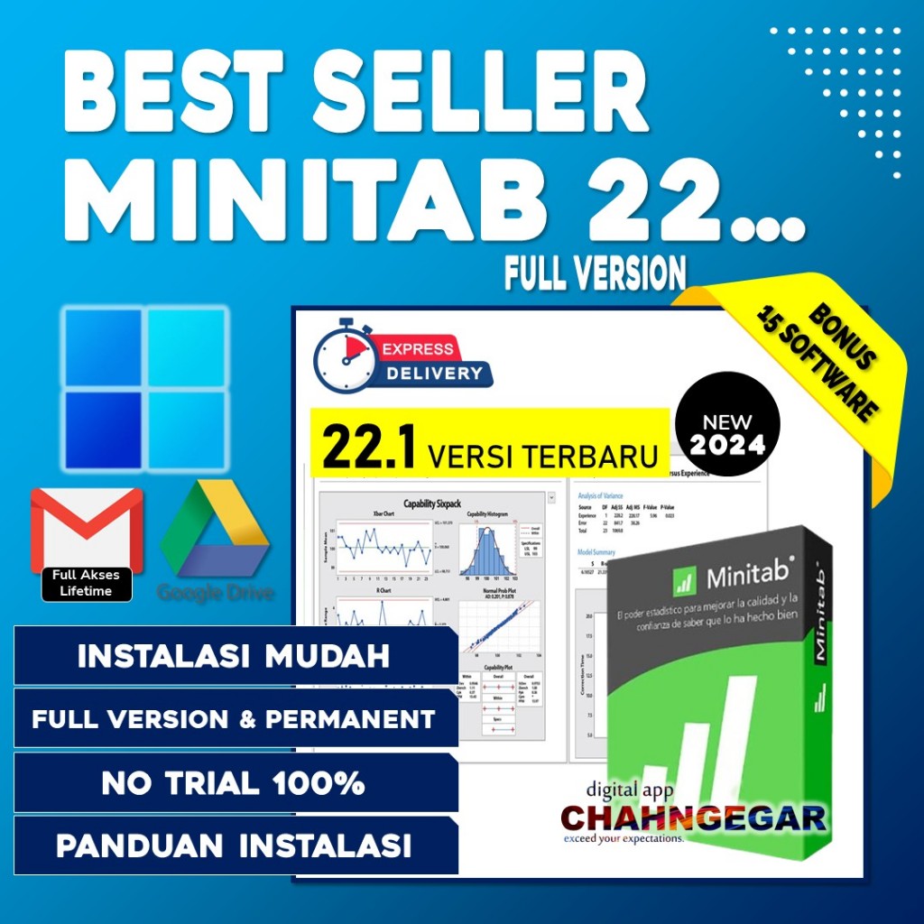 Jual LICENSE MINITAB 22 ORIGINAL - PAKET 2 PC | Shopee Indonesia