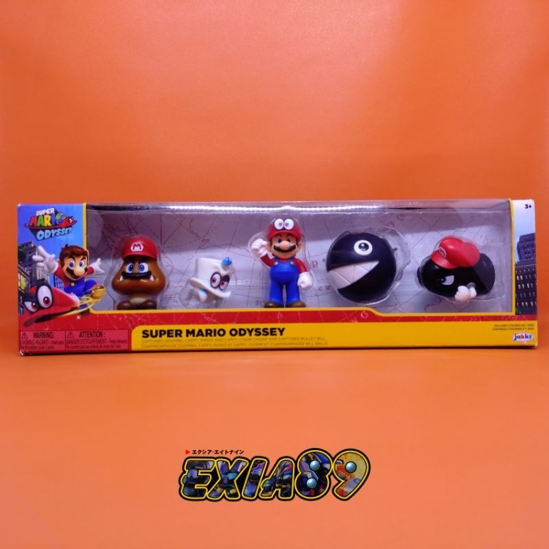Jual Super Mario Odyssey 2,5-Inch Mini Figure 5 Pack - Captured Goomba ...
